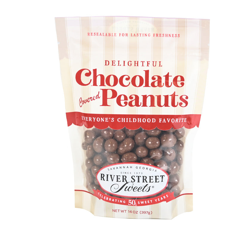 Chocolate Peanuts 14oz Bag – River Street Sweets®