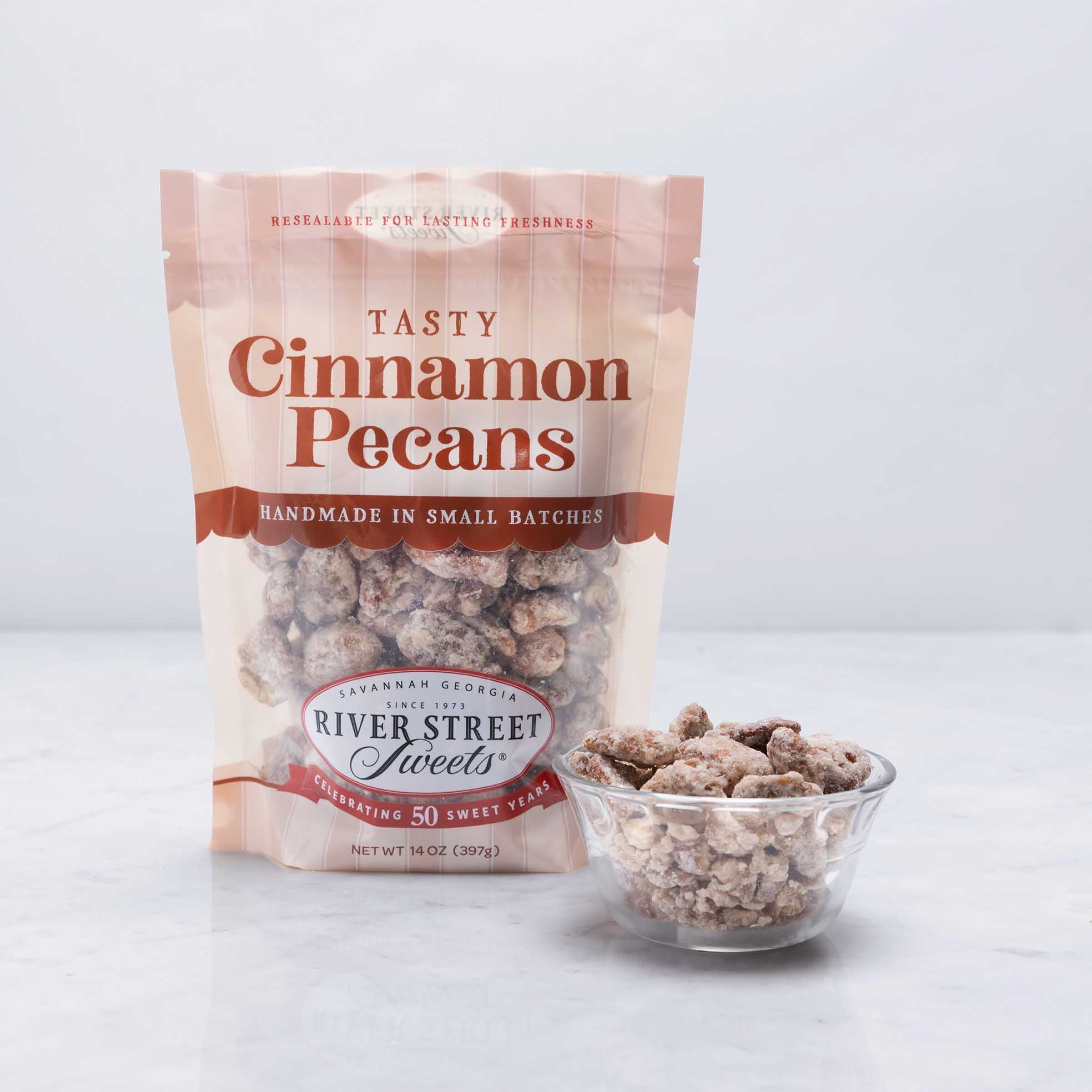 Cinnamon Pecans Bag – River Street Sweets®