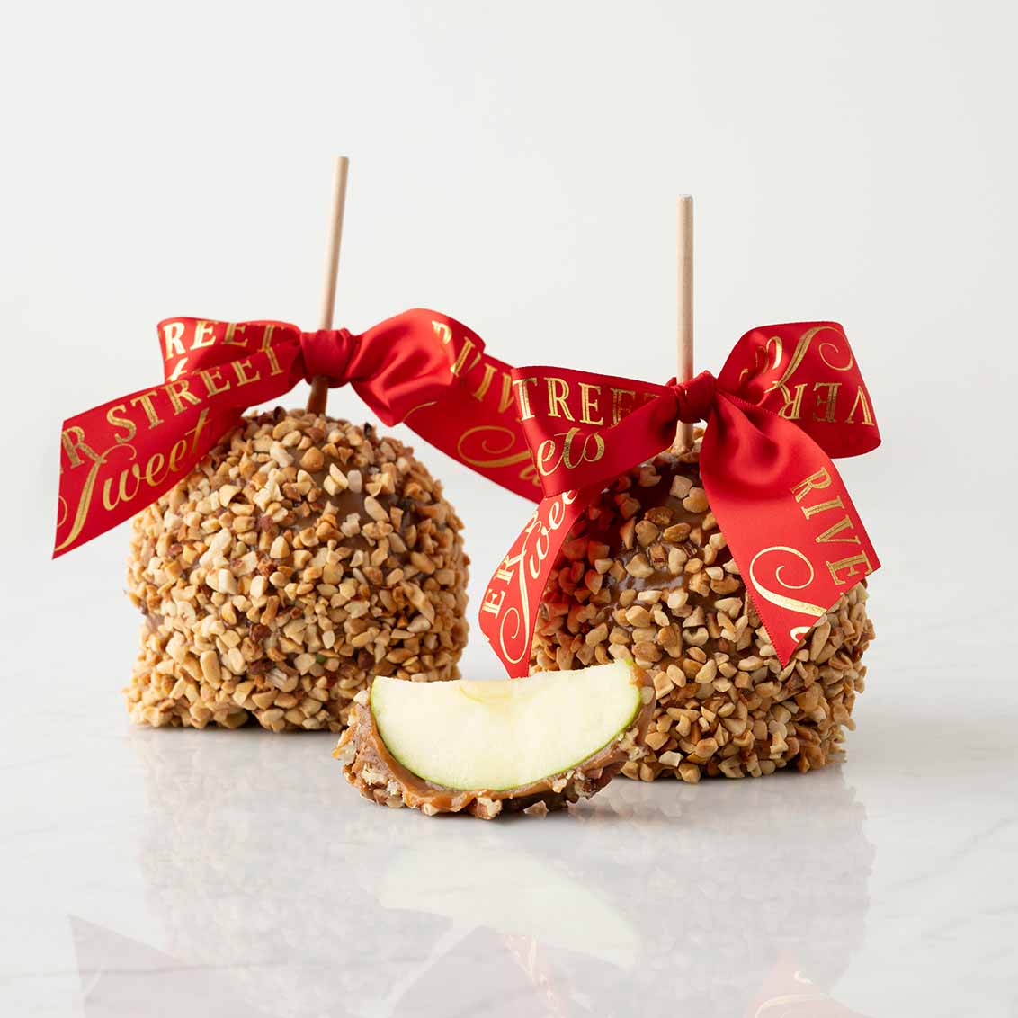 Caramel Peanut Apples 2ct | Granny Smith Apples with Peanuts
