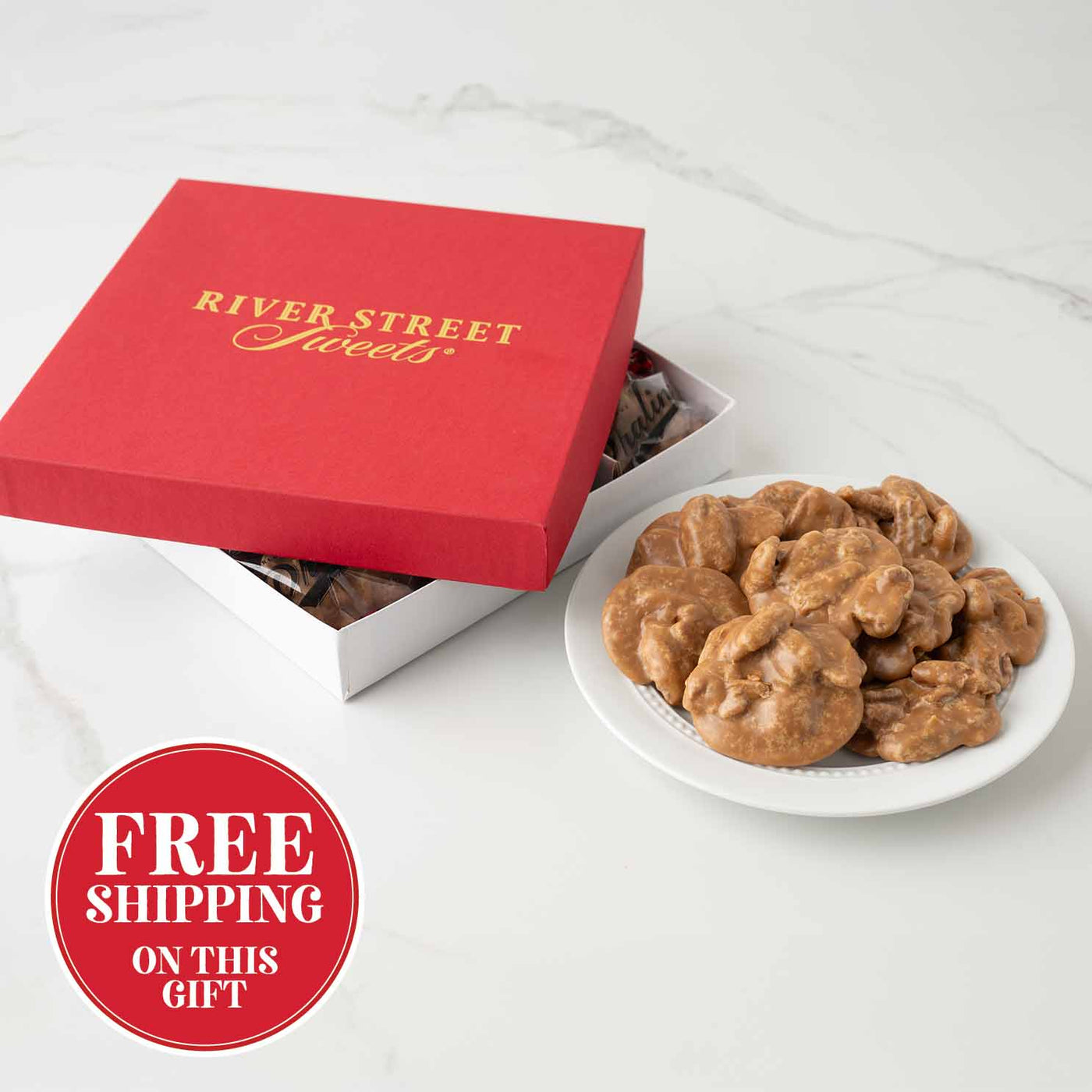 Signature Praline Box | 9pc Savannah Pralines, Free Shipping